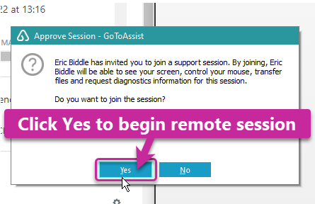 Remote Support Walkthrough – OnBoard Help Center