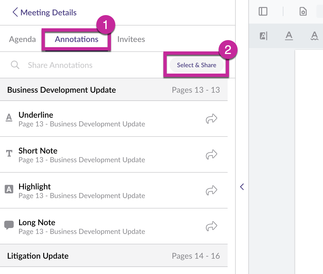 Creating, Managing, and Sharing Annotations – OnBoard Help Center