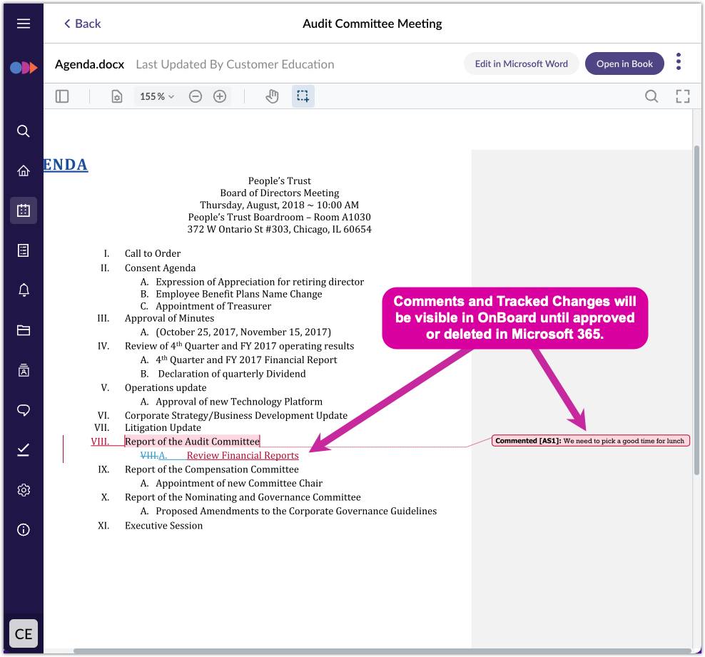 Editing Documents with Microsoft 365 – OnBoard Help Center