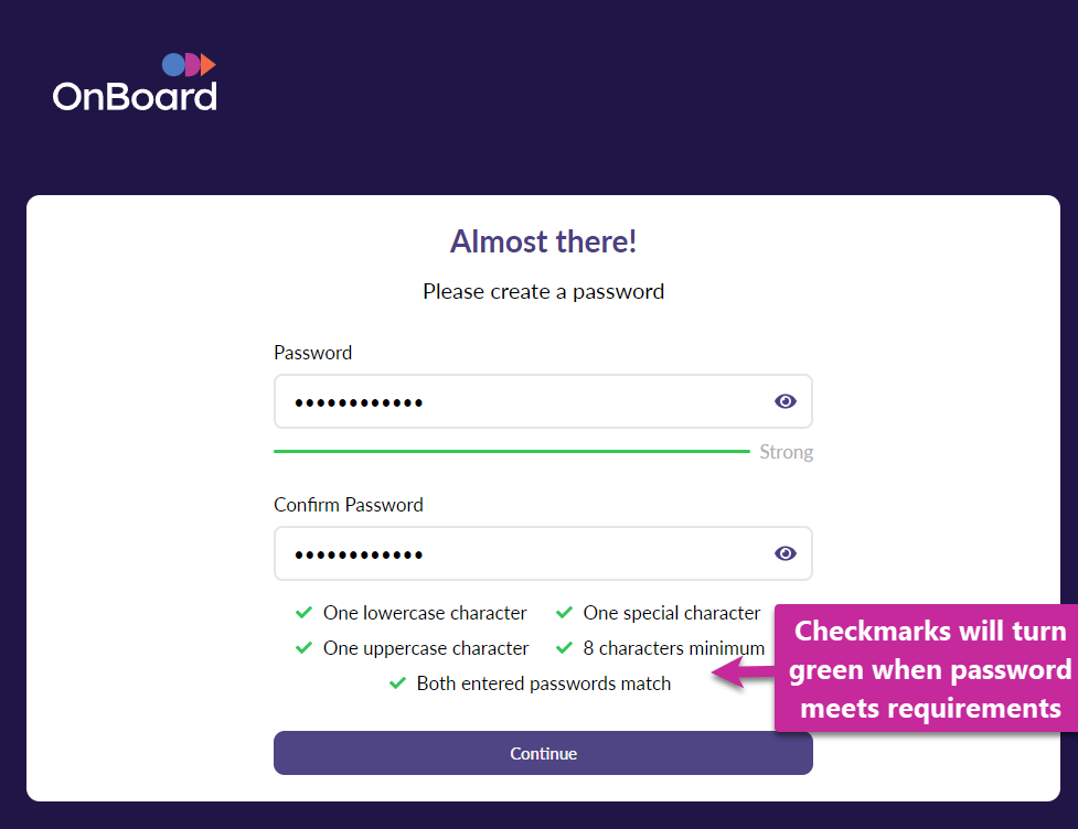 OnBoard Quick Start Guide - Downloading the App, Logging In, Setting up ...