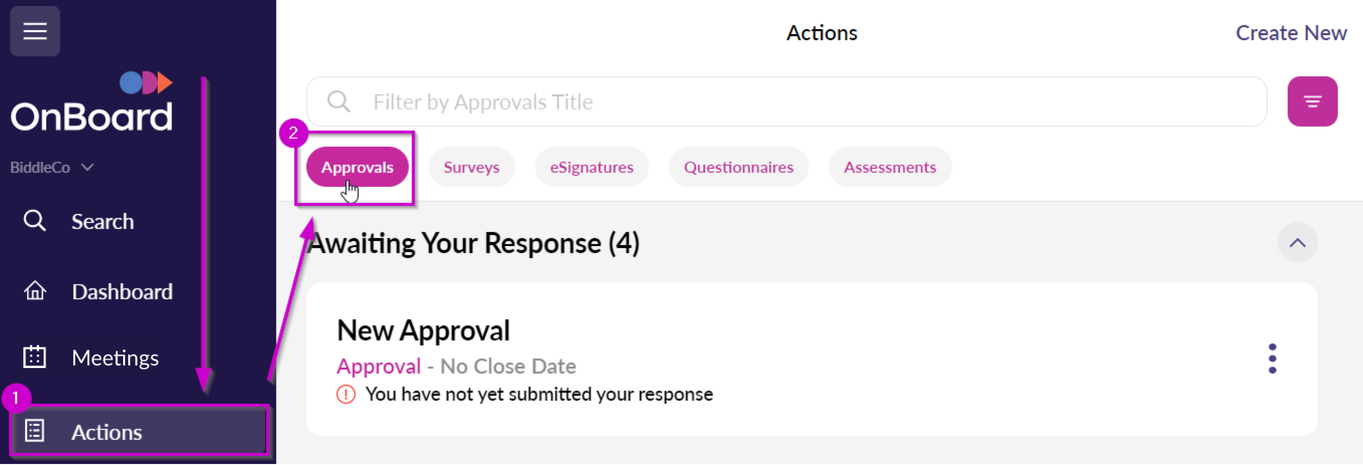 End-User Quick Reference Guide – OnBoard Help Center