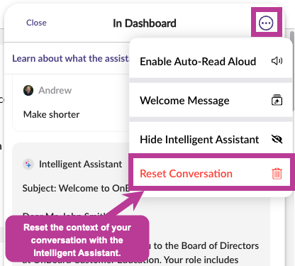 OnBoard Intelligent Assistant – OnBoard Help Center