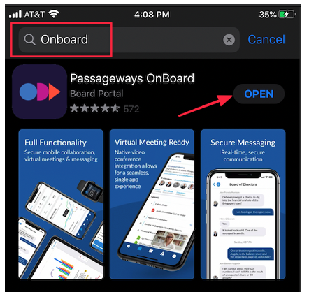 OnBoard Quick Start Guide - Downloading the App, Logging In, Setting up ...