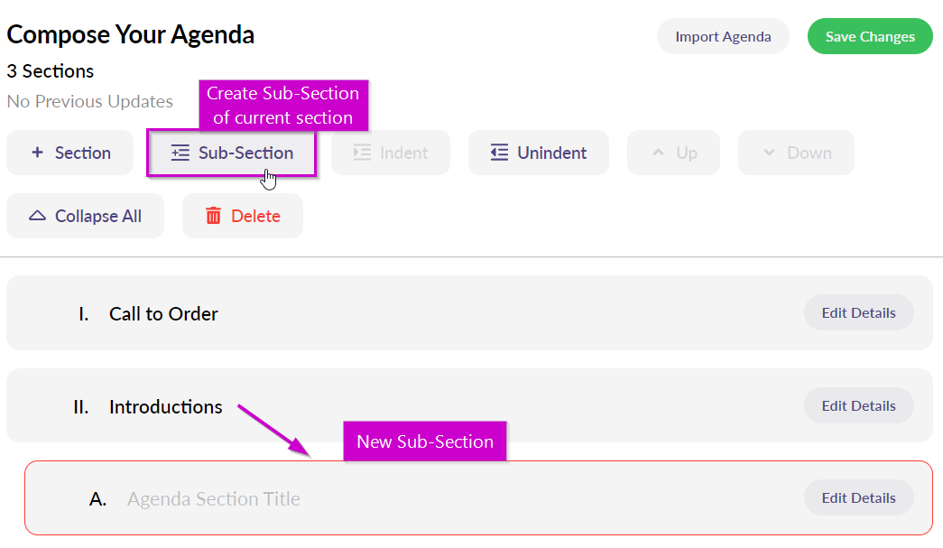 Creating the Meeting's Agenda and Uploading Documents – OnBoard Help Center